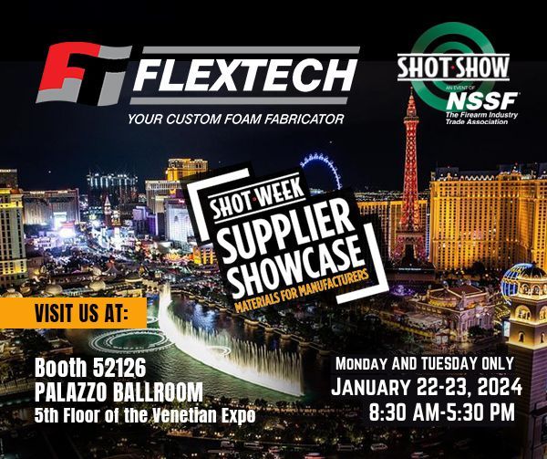 Flextech, Inc. on LinkedIn: #shotshowsuppliershowcase #shotshow #foam # ... Flextech, Inc. on LinkedIn: #shotshowsuppliershowcase #shotshow #foam # ...