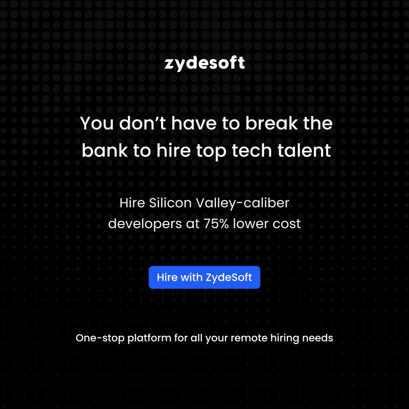 ZydeSoft on LinkedIn: #itservices #hiringmanagers #itrecruiters ZydeSoft on LinkedIn: #itservices #hiringmanagers #itrecruiters
