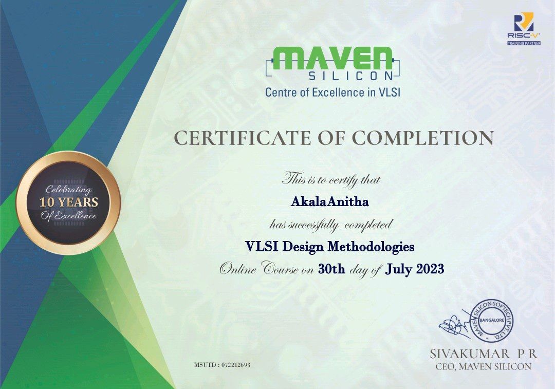 Anitha Akala on LinkedIn: #course #vlsi #vlsidesign #mavensilicon Anitha Akala on LinkedIn: #course #vlsi #vlsidesign #mavensilicon