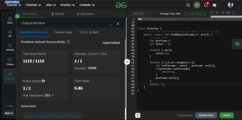 Logesh Ravi on LinkedIn: #coding #dsa #problemsolving #geeksforgeeks # ... Logesh Ravi on LinkedIn: #coding #dsa #problemsolving #geeksforgeeks # ...