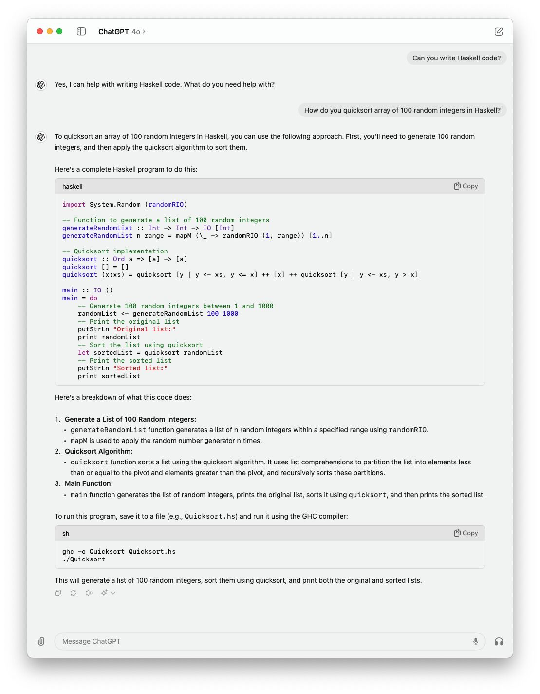 Ichi Kanaya on LinkedIn: ChatGPT can write a Haskell code. Ichi Kanaya on LinkedIn: ChatGPT can write a Haskell code.