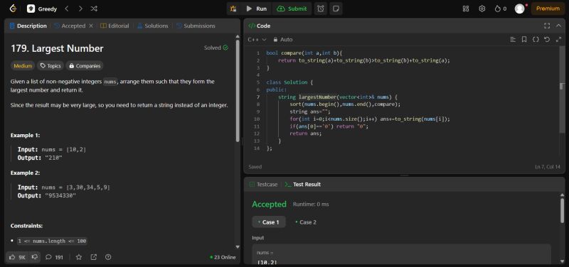 #leetcode #100daysofcode #codingchallenge #sorting #greedy #strings ... #leetcode #100daysofcode #codingchallenge #sorting #greedy #strings ...