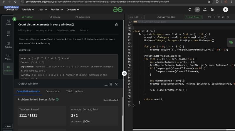 #gfg160 #dsa #codewithjava #geeksforgeeks #geekstreak2024 #womenintech ... #gfg160 #dsa #codewithjava #geeksforgeeks #geekstreak2024 #womenintech ...