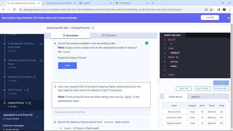 Santhosh P on LinkedIn: #sqllite #codingchallenge #techskills Santhosh P on LinkedIn: #sqllite #codingchallenge #techskills