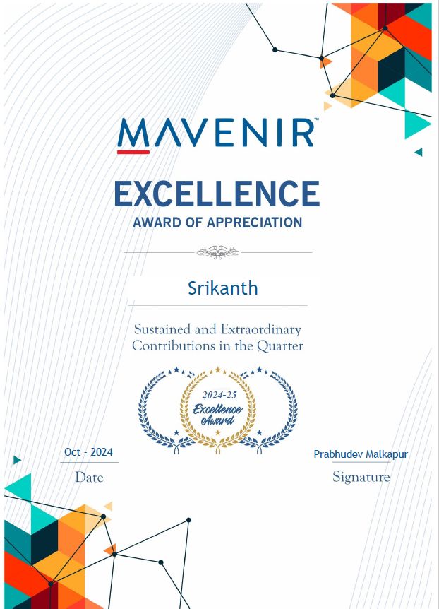 Srikanth G on LinkedIn: #grateful #recognition #leadership #teamwork # ... Srikanth G on LinkedIn: #grateful #recognition #leadership #teamwork # ...