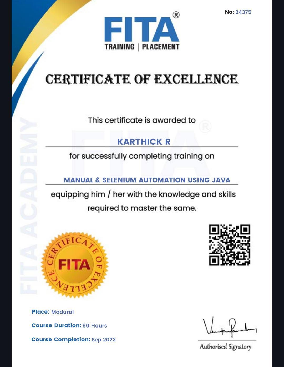 Karthick R on LinkedIn: #seleniumautomation #manualtesting #java # ... Karthick R on LinkedIn: #seleniumautomation #manualtesting #java # ...