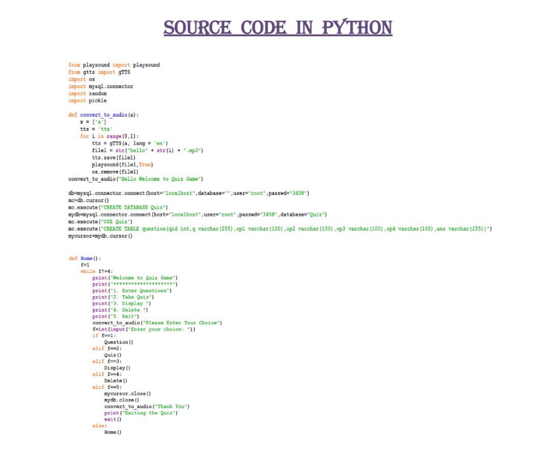 Vineet Yadav on LinkedIn: #python #mysql #quizgame #programming # ... Vineet Yadav on LinkedIn: #python #mysql #quizgame #programming # ...