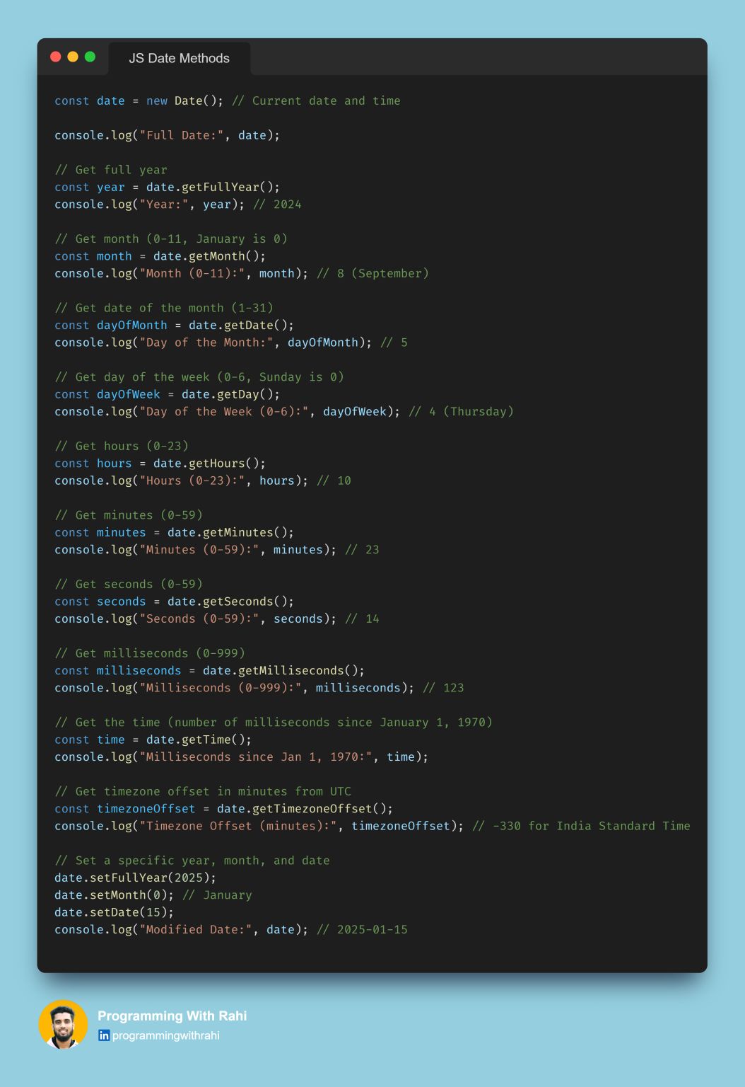 Programming With Rahi on LinkedIn: #programmingwithrahi #javascripttips ... Programming With Rahi on LinkedIn: #programmingwithrahi #javascripttips ...