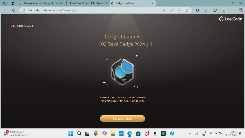 YASH JADAUN on LinkedIn: #leetcode #100daysofcode #codingjourney # ... YASH JADAUN on LinkedIn: #leetcode #100daysofcode #codingjourney # ...