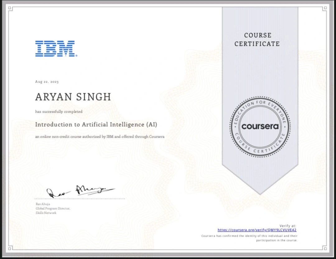 Aryan Pratap Singh on LinkedIn: Hello connections!!!! I earned a new ... Aryan Pratap Singh on LinkedIn: Hello connections!!!! I earned a new ...