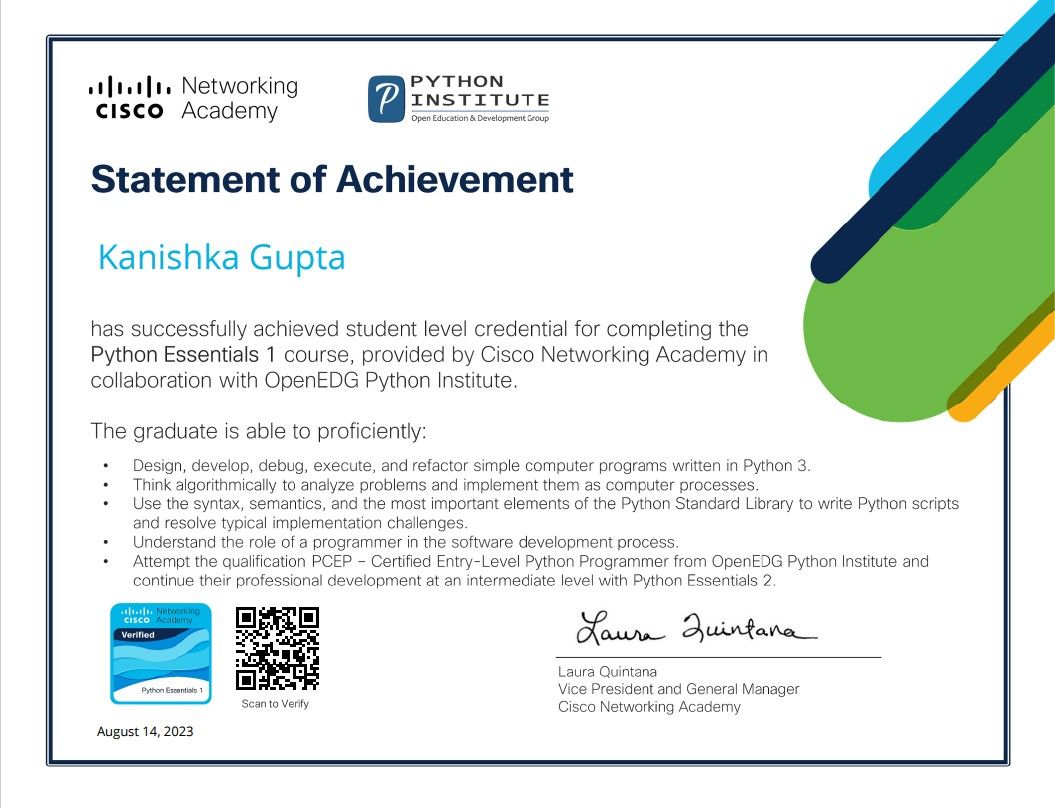 Kanishka Gupta on LinkedIn: Hi all! I have successfully completed the ... Kanishka Gupta on LinkedIn: Hi all! I have successfully completed the ...