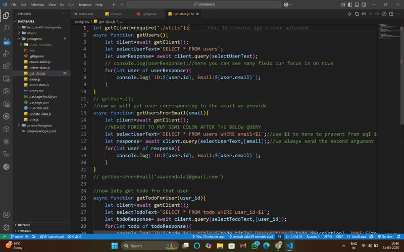 #nodejs #postgresql #database #sql #backenddevelopment #100daysofcode ... #nodejs #postgresql #database #sql #backenddevelopment #100daysofcode ...