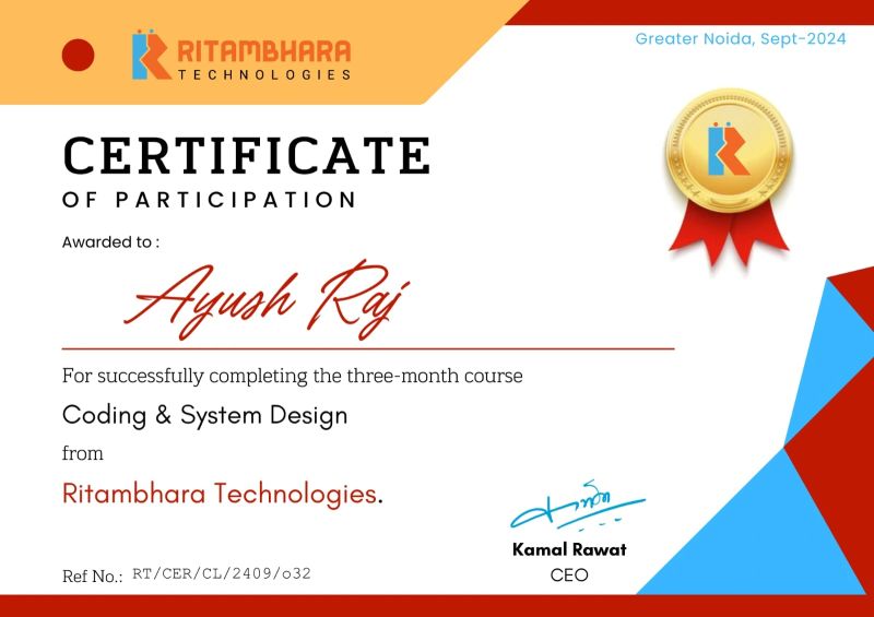 Ayush Raj on LinkedIn: 🎉 Excited to share that I've successfully ... Ayush Raj on LinkedIn: 🎉 Excited to share that I've successfully ...