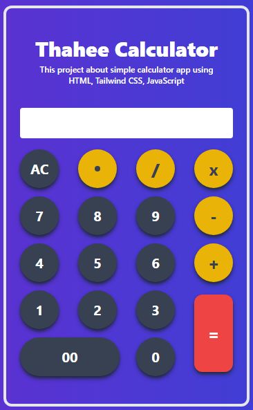 Designing a calculator with HTML, Tailwind CSS, and JavaScript | Hathil ... Designing a calculator with HTML, Tailwind CSS, and JavaScript | Hathil ...