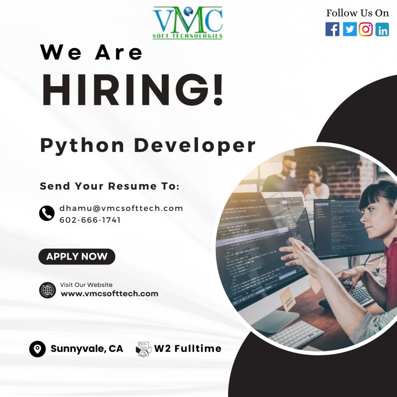 VMC Soft Technologies, Inc on LinkedIn: #python #programming #coding # ... VMC Soft Technologies, Inc on LinkedIn: #python #programming #coding # ...