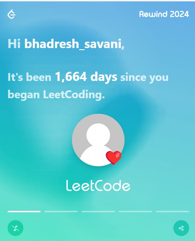 Bhadresh Savani on LinkedIn: My 2024 LeetCode rewind. - Solved 178 ... Bhadresh Savani on LinkedIn: My 2024 LeetCode rewind. - Solved 178 ...