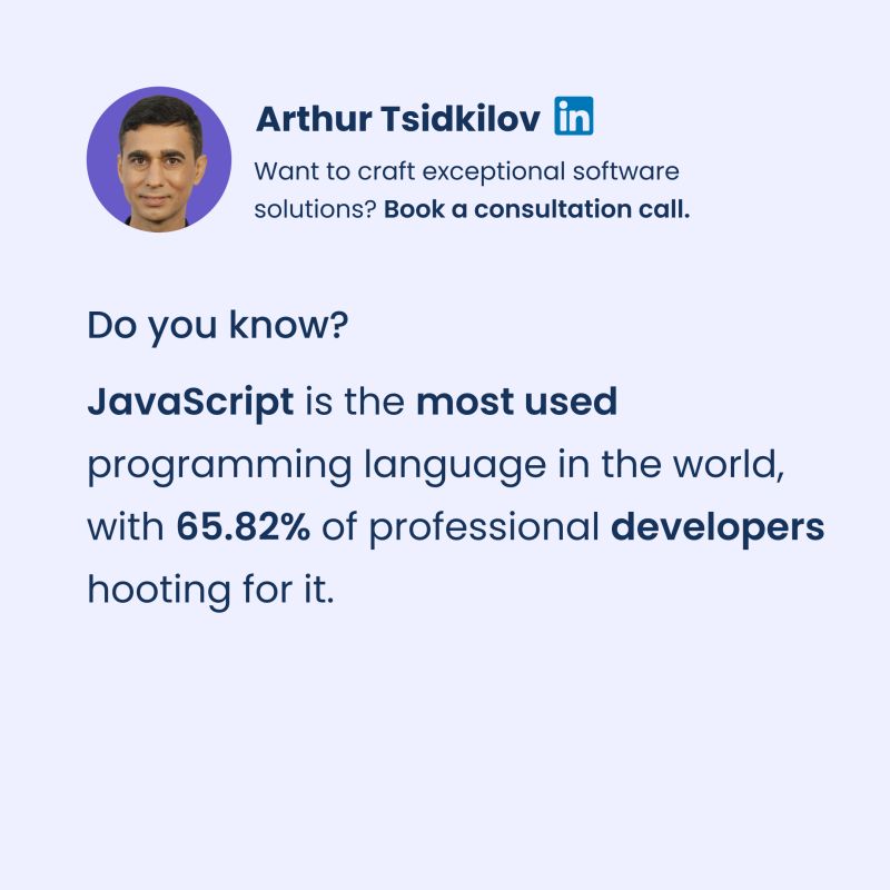 Arthur Tsidkilov on LinkedIn: #javascript #webdevelopment #programming ... Arthur Tsidkilov on LinkedIn: #javascript #webdevelopment #programming ...