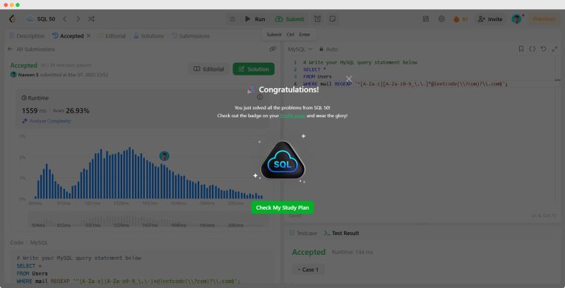#sql #leetcode #codingjourney #lifelonglearning #fromqueriestomastery ... #sql #leetcode #codingjourney #lifelonglearning #fromqueriestomastery ...