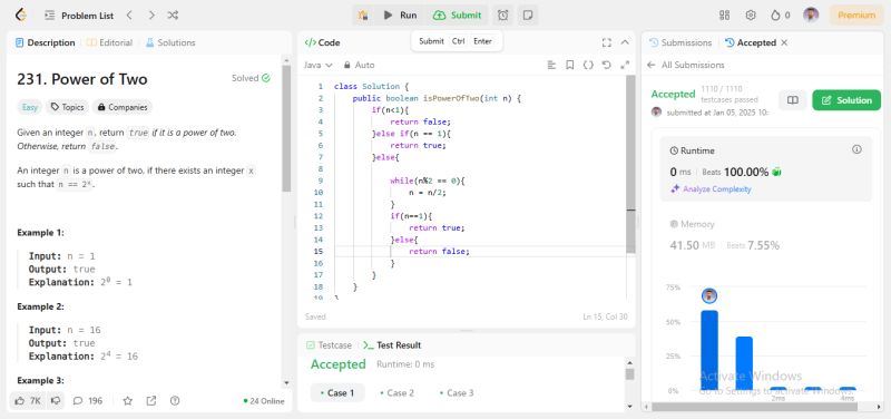 Suraj Gardi on LinkedIn: #100daysofcode #day2 #poweroftwo ... Suraj Gardi on LinkedIn: #100daysofcode #day2 #poweroftwo ...