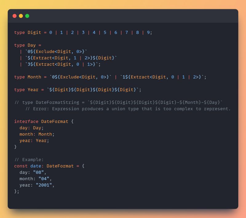 How TypeScript template-literal types deal with complexity | Alireza ... How TypeScript template-literal types deal with complexity | Alireza ...