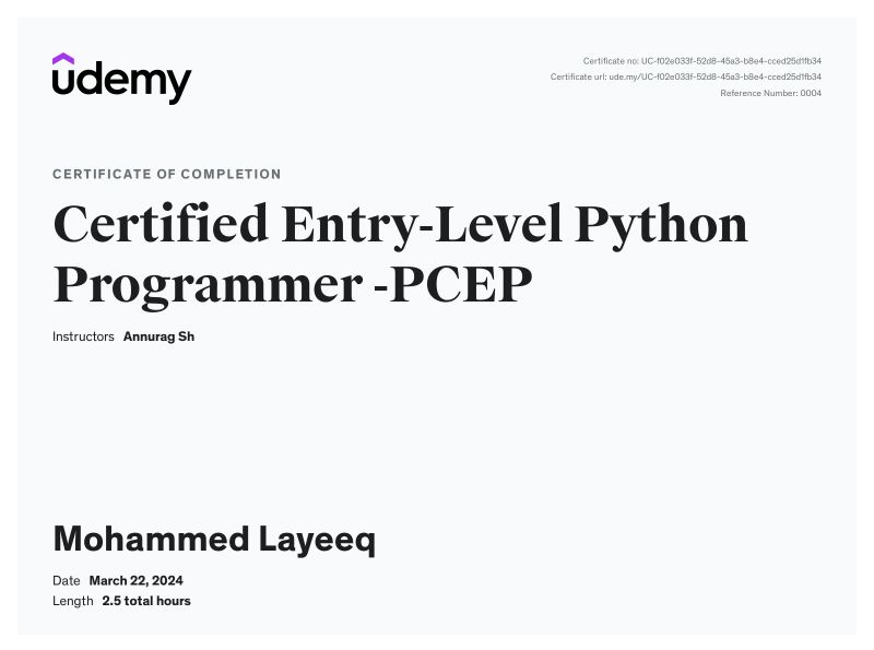 #python #programming #certificate #udemy #beginnerlevel #codingskills ... #python #programming #certificate #udemy #beginnerlevel #codingskills ...