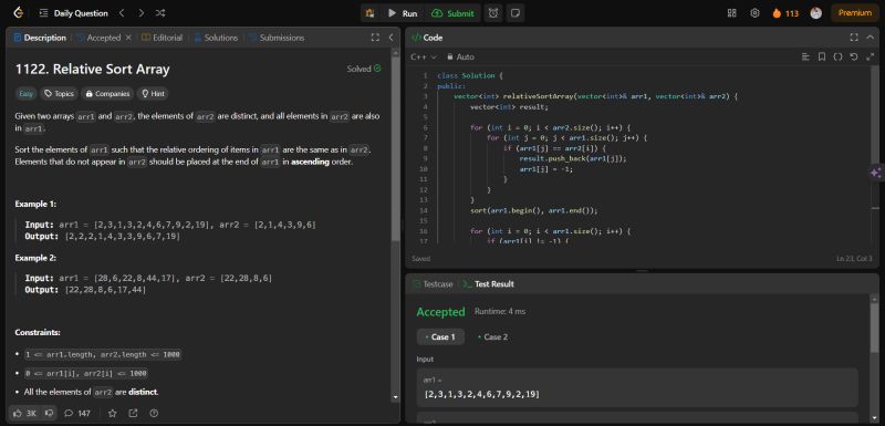 Day 37 of LeetCode challenge: Sort Array problem | Aditya Raj posted on ... Day 37 of LeetCode challenge: Sort Array problem | Aditya Raj posted on ...