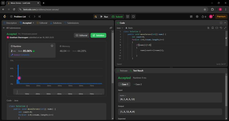 Gowtham Kumar. S on LinkedIn: #day17 #leetcode #consistancy #java # ... Gowtham Kumar. S on LinkedIn: #day17 #leetcode #consistancy #java # ...