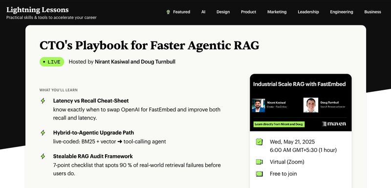 90% of RAG retrieval failures can be fixed with a checklist. I’m ... 90% of RAG retrieval failures can be fixed with a checklist. I’m ...