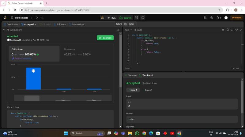 Harish R on LinkedIn: #100daysofleetcode #leetcode #programming #java Harish R on LinkedIn: #100daysofleetcode #leetcode #programming #java