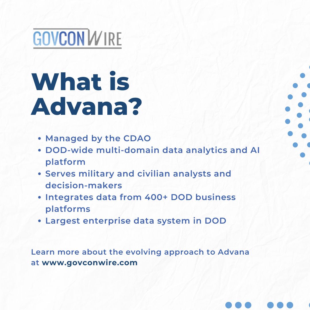 GovCon Wire on LinkedIn: #advana #cdao #contract #pocrd2025 GovCon Wire on LinkedIn: #advana #cdao #contract #pocrd2025