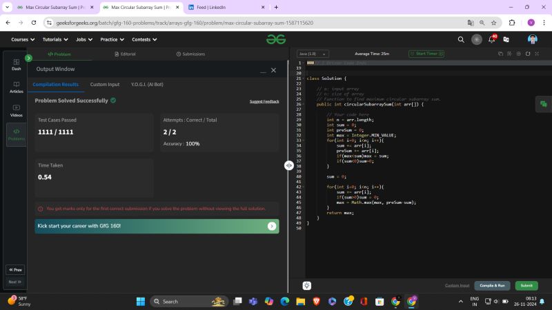 Vinayak Shukla on LinkedIn: #gfg160 #geekstreak2024 #codingchallenge # ... Vinayak Shukla on LinkedIn: #gfg160 #geekstreak2024 #codingchallenge # ...
