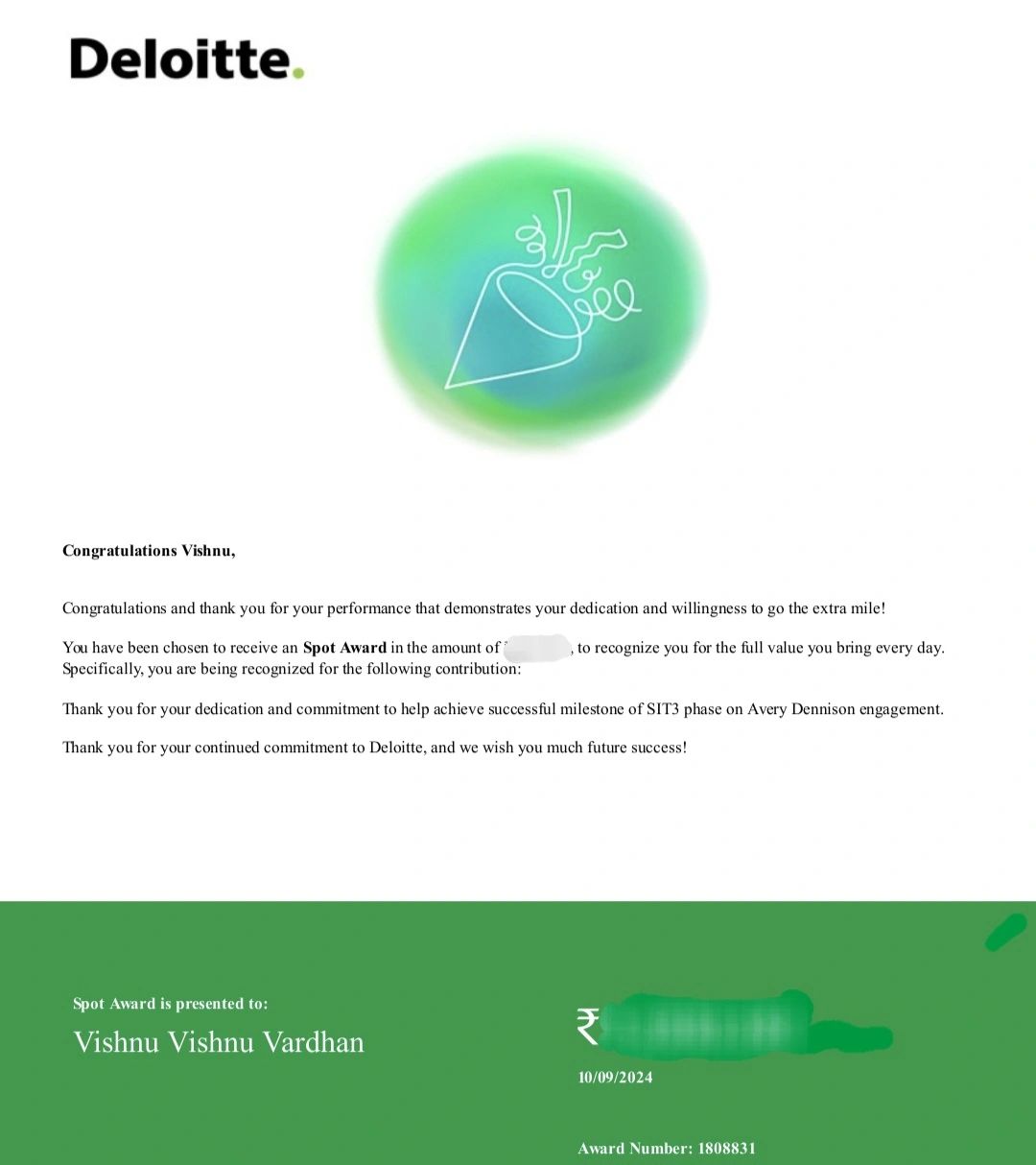 Vishnu Vardhan on LinkedIn: #deloitte Vishnu Vardhan on LinkedIn: #deloitte