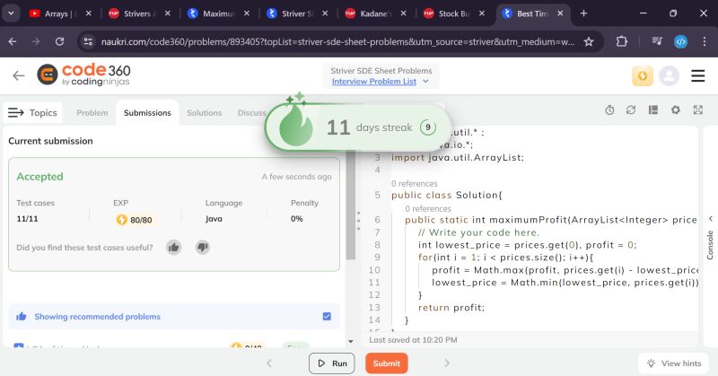 Anshika Verma on LinkedIn: #coding #growing #codestudio #striver # ... Anshika Verma on LinkedIn: #coding #growing #codestudio #striver # ...