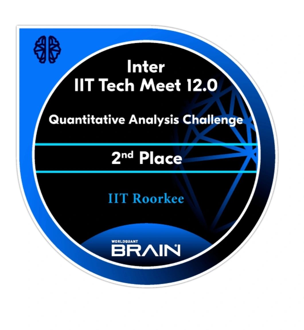 #interiittechmeet #teamsuccess #worldquant #problemsolving #iitmadras ... #interiittechmeet #teamsuccess #worldquant #problemsolving #iitmadras ...