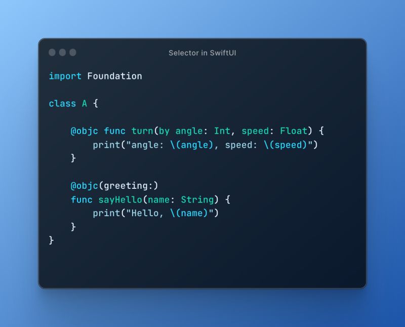 Swift's power: Selectors in SwiftUI | Nadeera Sampath posted on the ... Swift's power: Selectors in SwiftUI | Nadeera Sampath posted on the ...