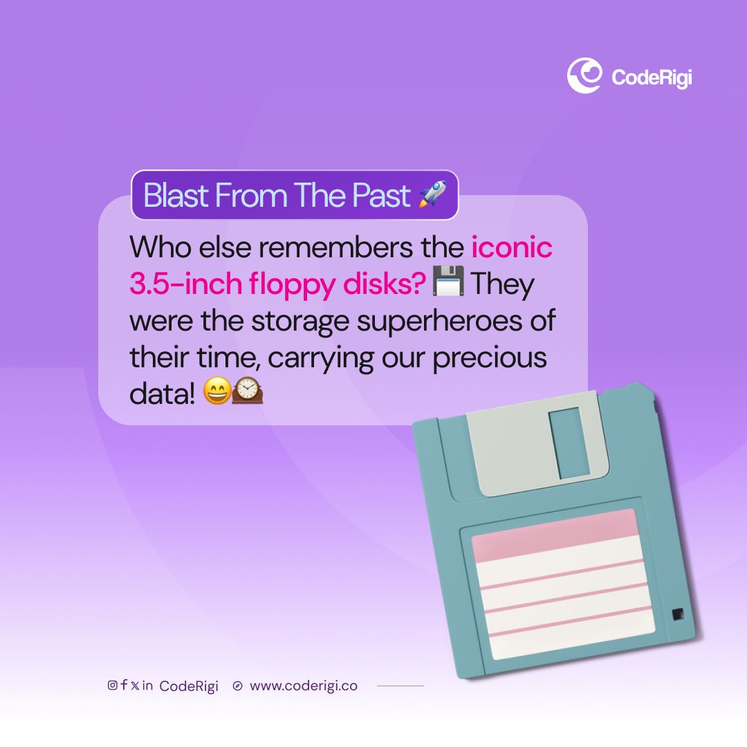 CodeRigi on LinkedIn: #techthrowback #nostalgia #coderigi #funfacts CodeRigi on LinkedIn: #techthrowback #nostalgia #coderigi #funfacts