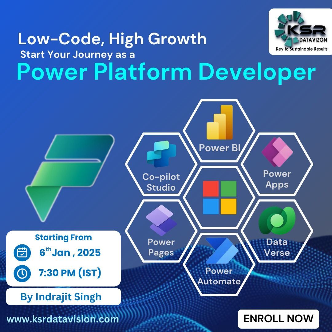 KSR Datavizon on LinkedIn: #nocode #powerplatform #appdeveloper # ... KSR Datavizon on LinkedIn: #nocode #powerplatform #appdeveloper # ...