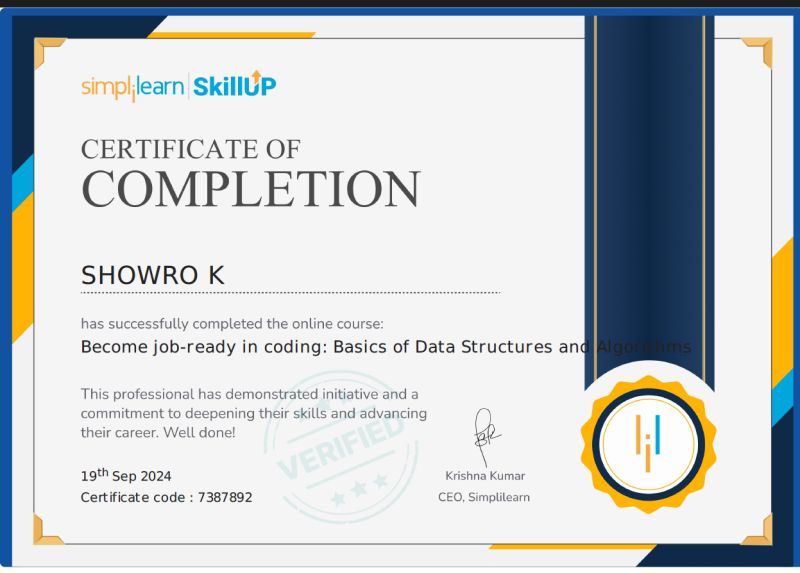 Showro K on LinkedIn: #coding #datastructures #algorithms #learning # ... Showro K on LinkedIn: #coding #datastructures #algorithms #learning # ...