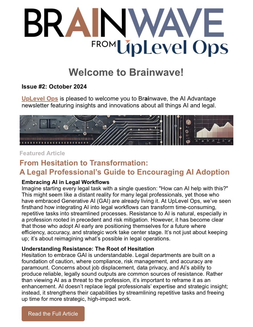 UpLevel Ops on LinkedIn: #uplevelops #aiinlegal #firststepstartswithu # ... UpLevel Ops on LinkedIn: #uplevelops #aiinlegal #firststepstartswithu # ...