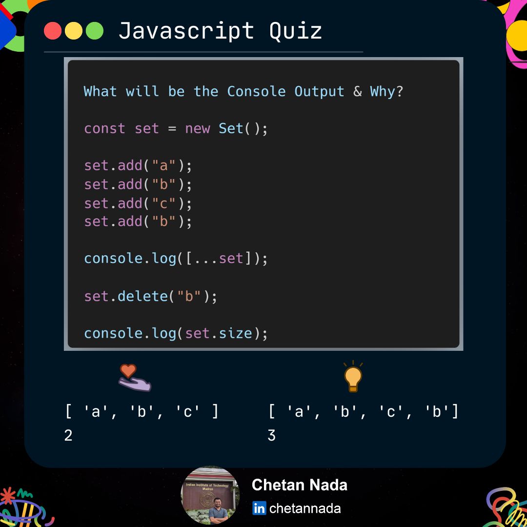 Chetan Nada on LinkedIn: #quiz #javascript #javascriptdeveloper # ... Chetan Nada on LinkedIn: #quiz #javascript #javascriptdeveloper # ...