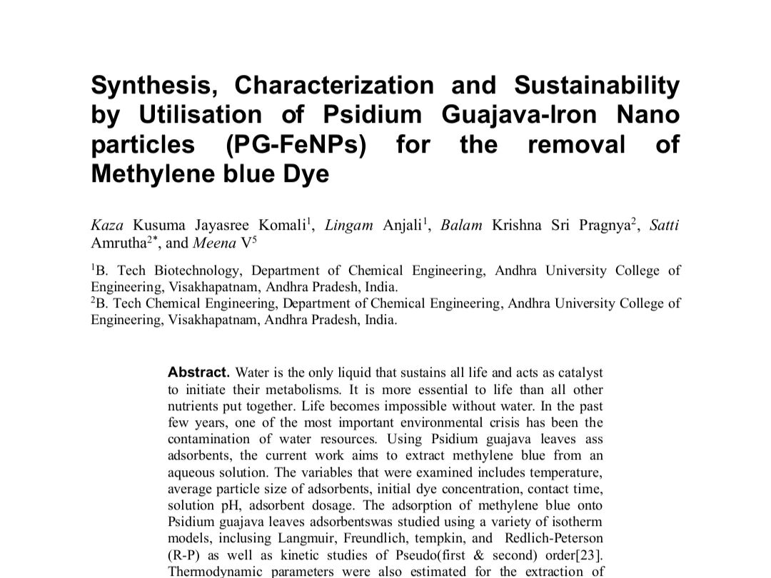 Satti Amrutha on LinkedIn: #research #nanotechnology #sustainability # ... Satti Amrutha on LinkedIn: #research #nanotechnology #sustainability # ...