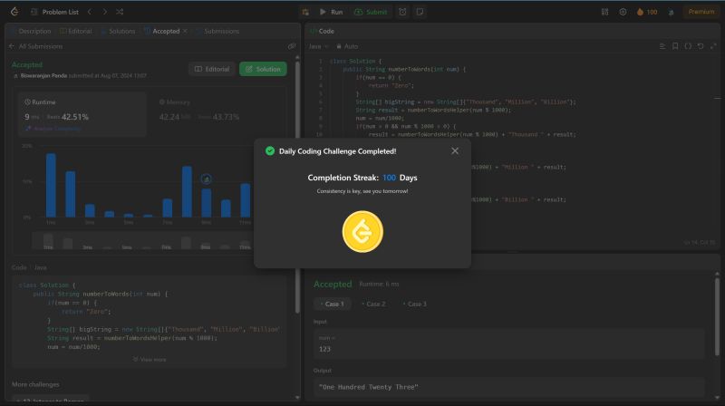 Biswaranjan Panda on LinkedIn: #leetcode #coding #100daysstreak ... Biswaranjan Panda on LinkedIn: #leetcode #coding #100daysstreak ...