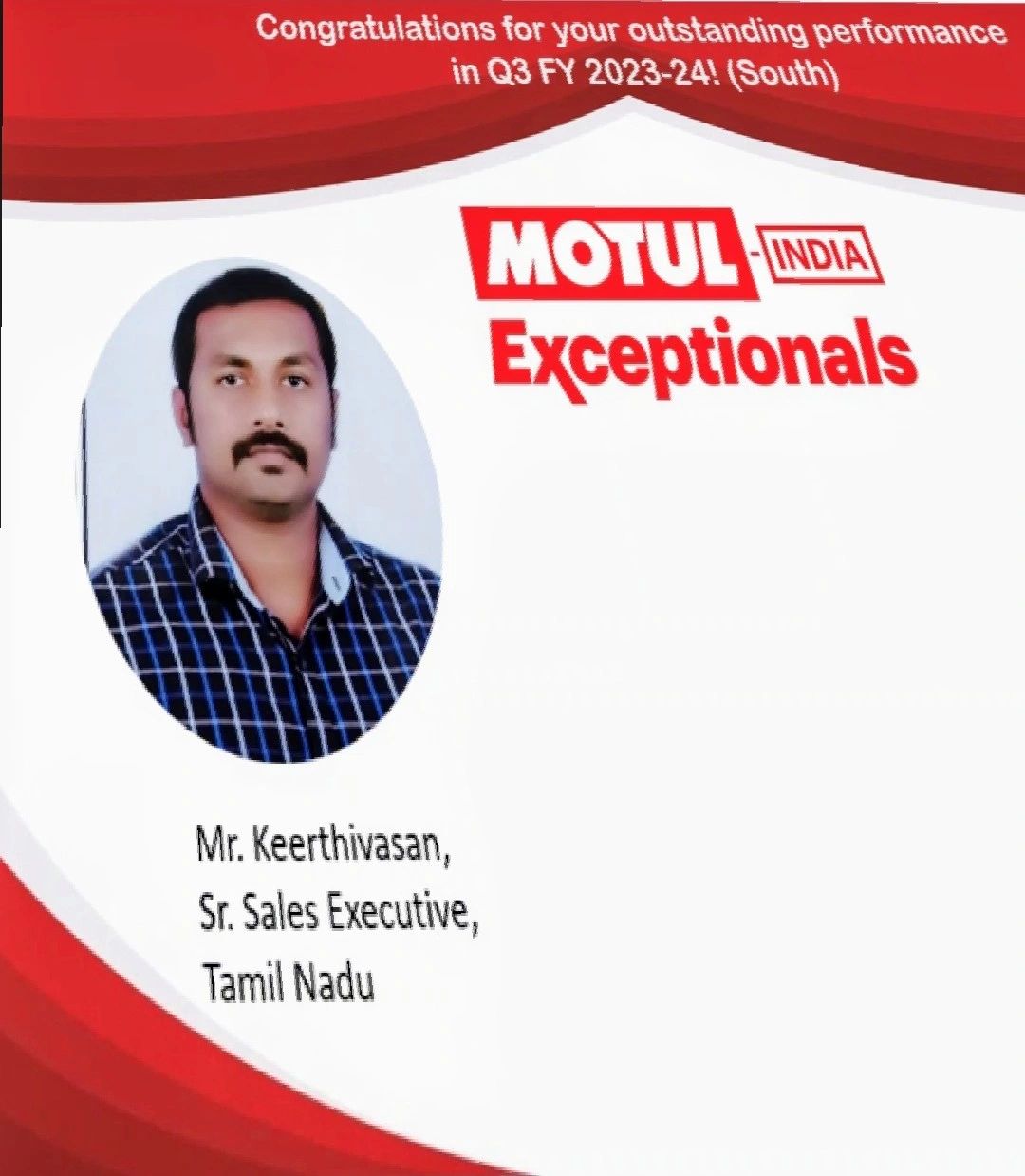 #Achievement award for Q3 FY 23-24 | KEERTHIVASAN A #Achievement award for Q3 FY 23-24 | KEERTHIVASAN A