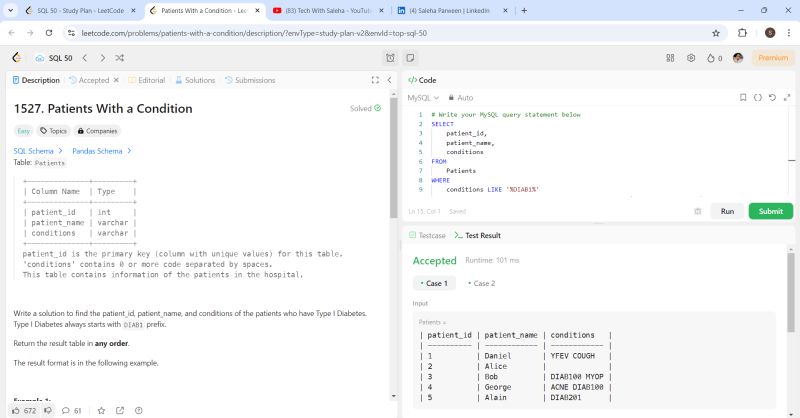 Saleha Parween on LinkedIn: #sql #50days #challenge #leetcode #sql # ... Saleha Parween on LinkedIn: #sql #50days #challenge #leetcode #sql # ...