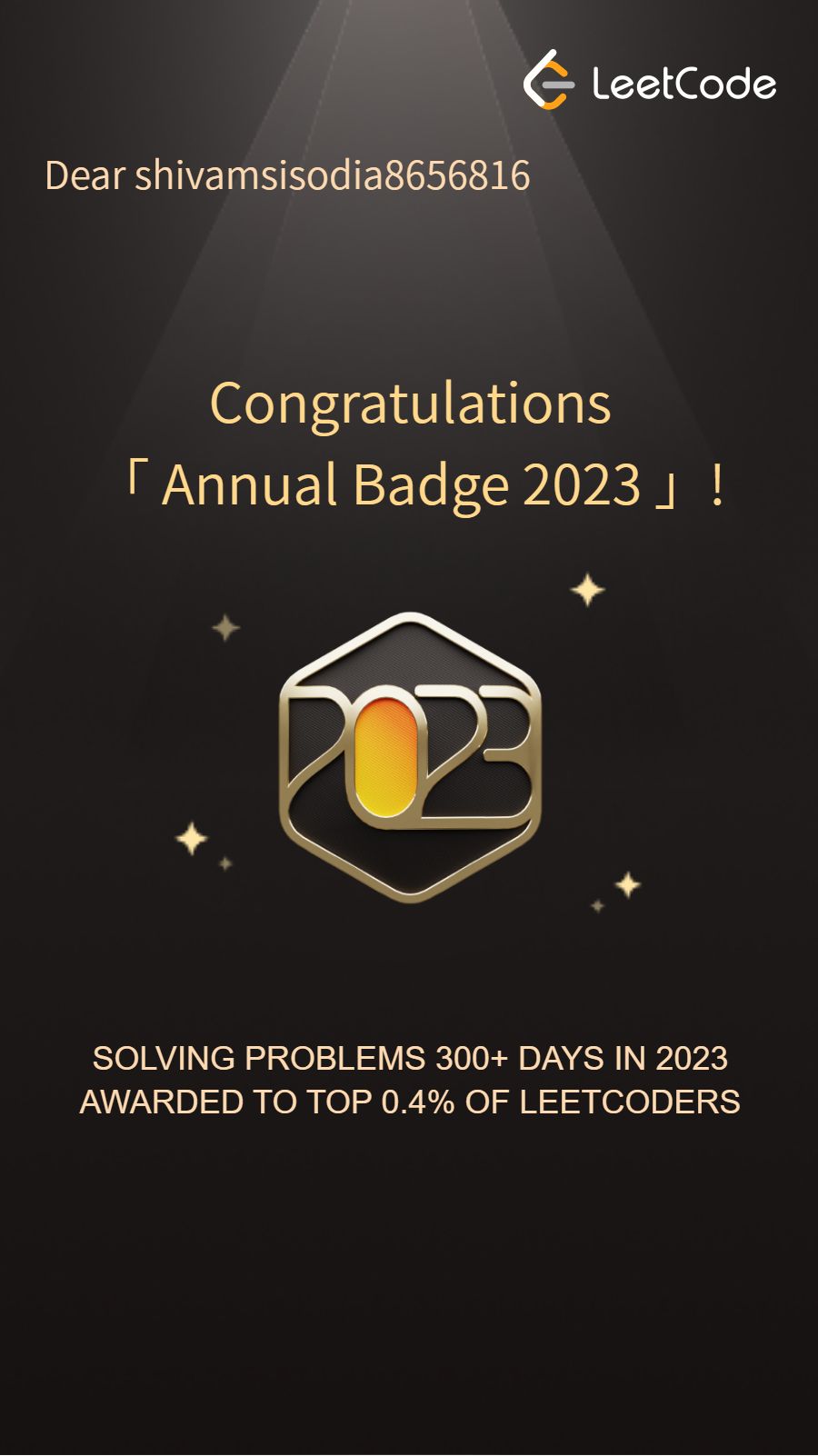 shivam sisodia on LinkedIn: #leetcode #codingjourney #300dayschallenge ... shivam sisodia on LinkedIn: #leetcode #codingjourney #300dayschallenge ...