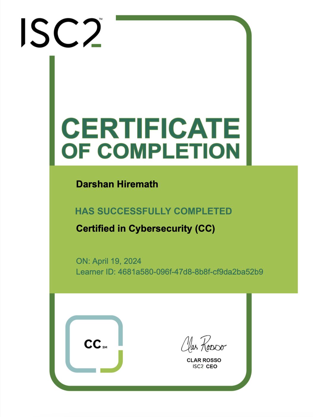 Darshan Hiremath on LinkedIn: I’m happy to share that I’ve obtained a ... Darshan Hiremath on LinkedIn: I’m happy to share that I’ve obtained a ...