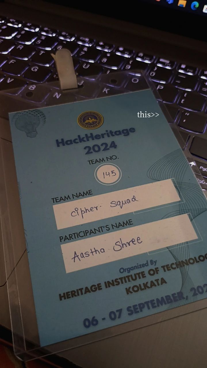 Aastha Shree on LinkedIn: #smartindiahackathon #ciphersquad #rishab # ... Aastha Shree on LinkedIn: #smartindiahackathon #ciphersquad #rishab # ...