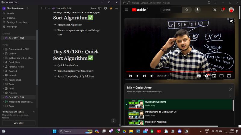 Gratitude for learning Quick Sort Algorithm | Shubham Kumar Jha posted ... Gratitude for learning Quick Sort Algorithm | Shubham Kumar Jha posted ...