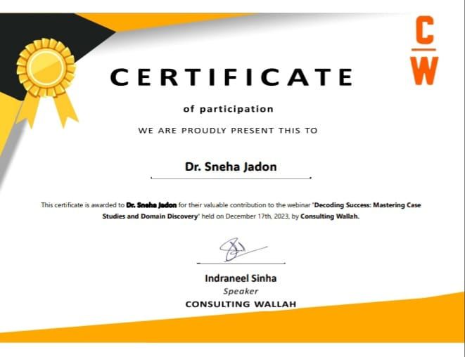 Dr. Sneha Jadon on LinkedIn: #iihmr #consulting #consultancy #casestudy Dr. Sneha Jadon on LinkedIn: #iihmr #consulting #consultancy #casestudy