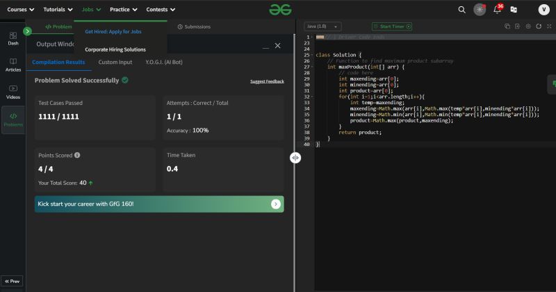 Vannoor Sab on LinkedIn: #dsa #gfg160 #dynamicprogramming #java # ... Vannoor Sab on LinkedIn: #dsa #gfg160 #dynamicprogramming #java # ...
